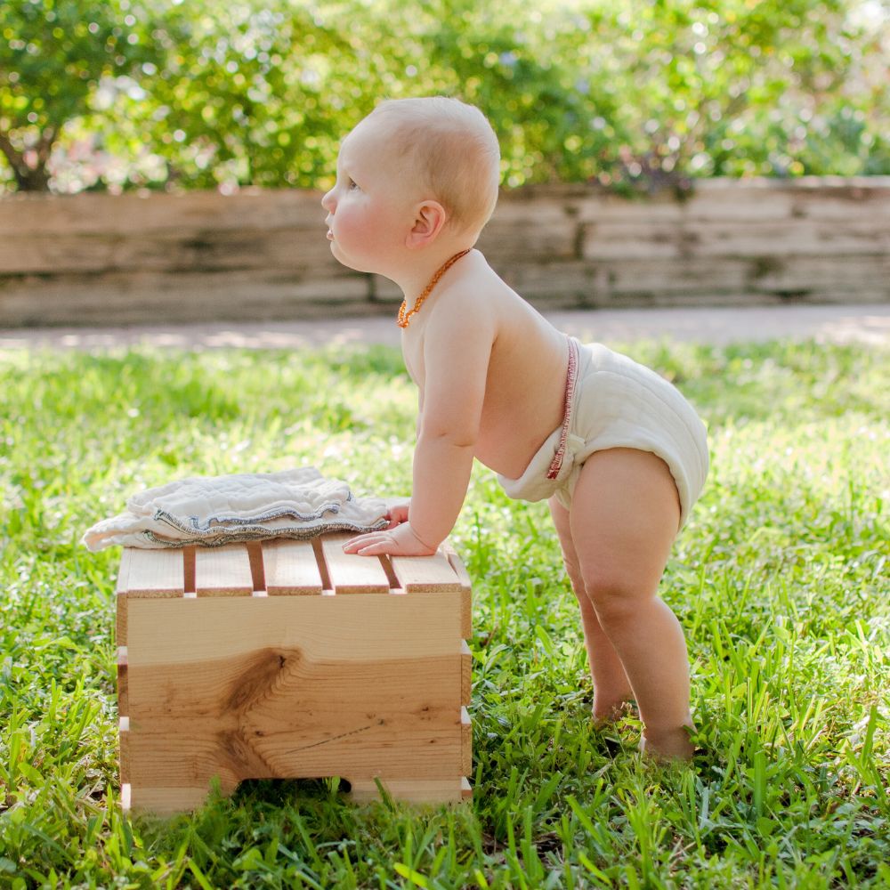 Organic Cloth Diaper Prefolds 100 Cotton Geffen Baby